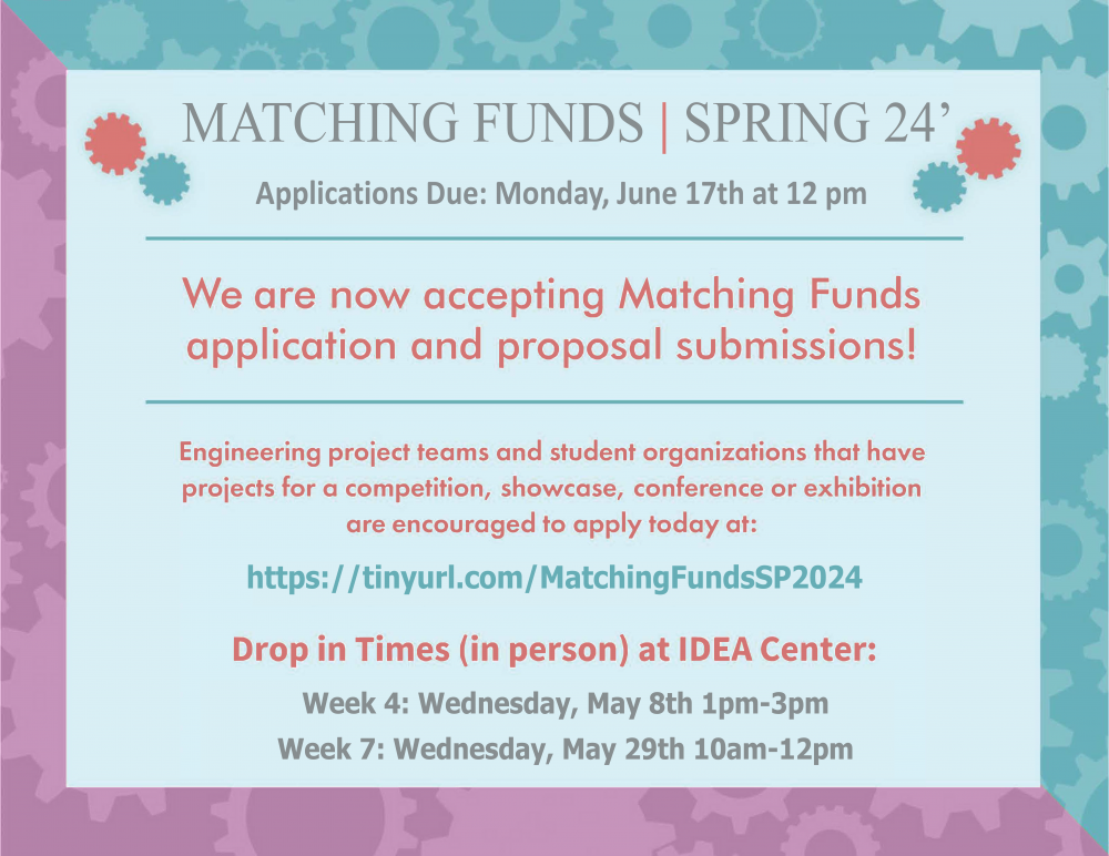Student Organization Matching Funds | Jacobs School of Engineering